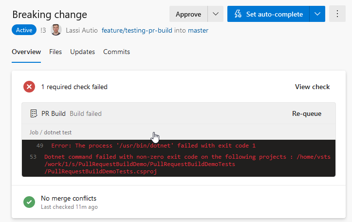 Build Already in Pull Request and Builds Won’t Fail – Lassi Autio's ...